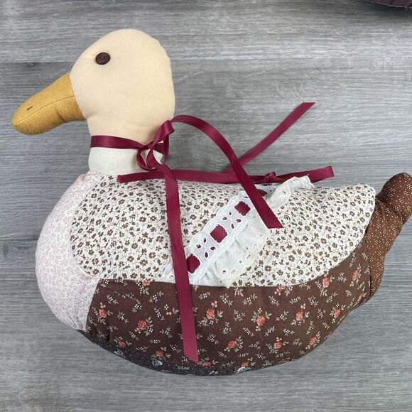 Handmade | Other | Vintage Farmhouse Quilted Mallard Duck Door Stopper ...